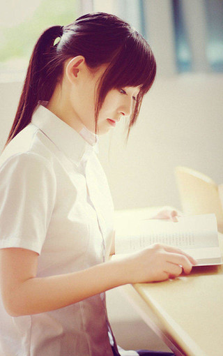 青春校园清新少女写真手机壁纸 第4页 Zol手机壁纸